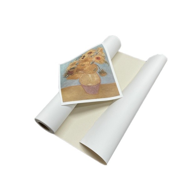 Aqueous Matt 100% แคลนวอลล์ผ้าปูน สําหรับการพิมพ์แบบ Inkjet